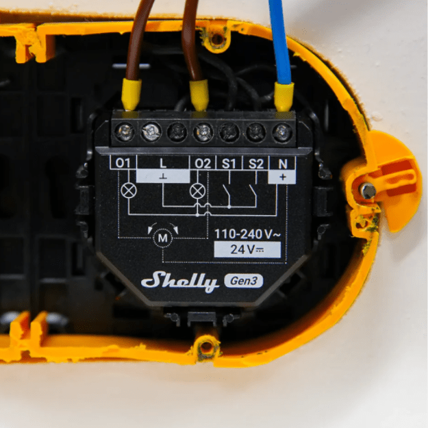 Shelly 2PM Gen3 2 Kanal Variklio Ir aliuzi Valdymo Rel Su Galios Shelly 2PM Gen3 2 Kanal Variklio Ir aliuzi Valdymo Rel Su Galios